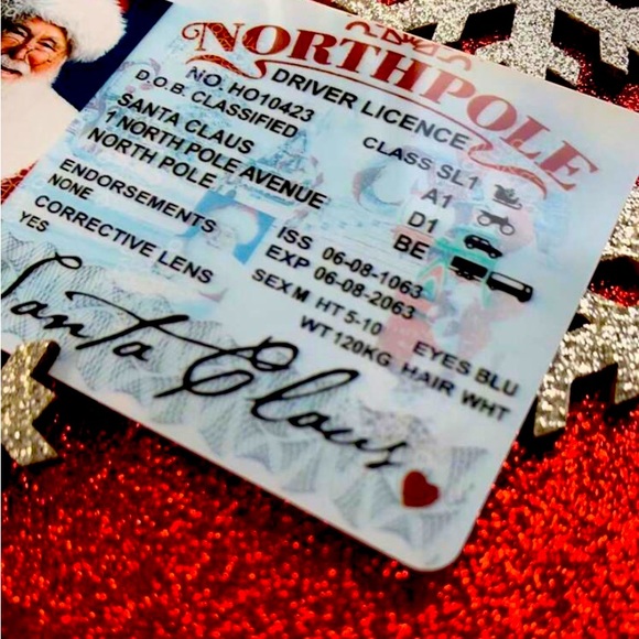 SANTA’s LICENSE 🪪 | Holiday | Santas Drivers License | Poshmark
